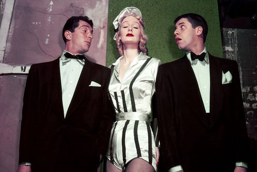 Dean Martin and Marlene Dietrich and Jerry Lewis classic photo of ...