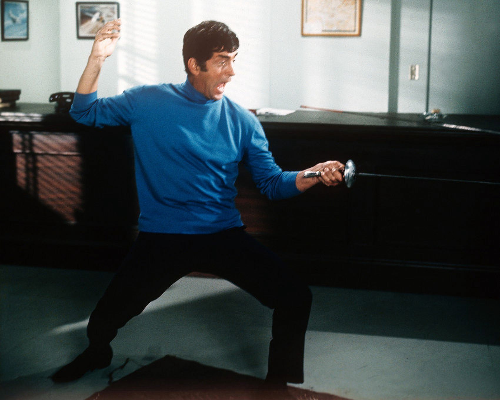 Dean Martin as Matt Helm sword fight 24x36 Movie Poster HD Aluminum ...