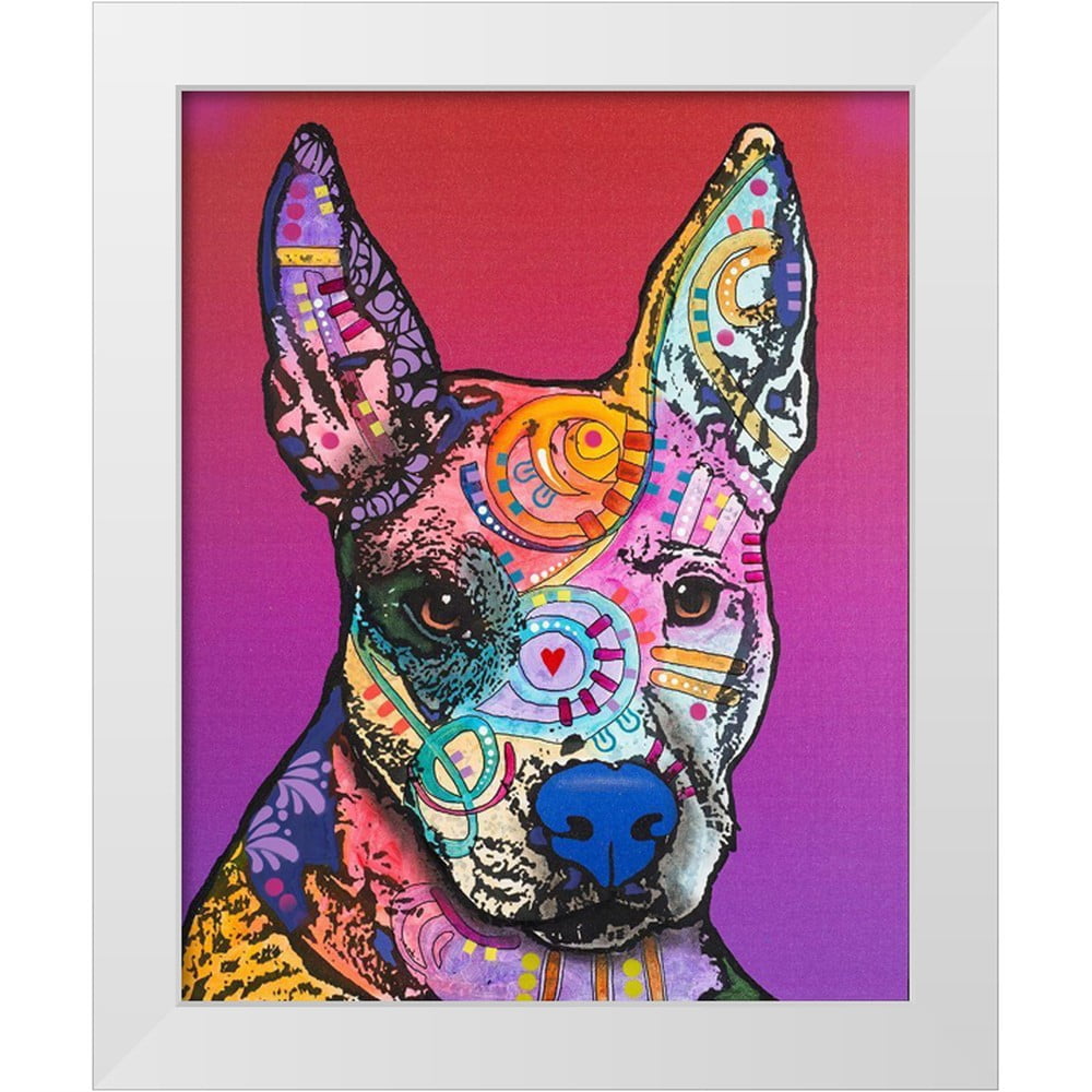 Dean Russo Collection 12x14 White Modern Wood Framed Museum Art Print Titled - Annabelle Custom ...