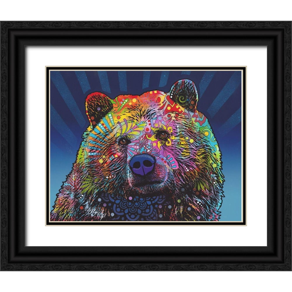 Dean Russo Collection 14x12 Black Ornate Wood Framed with Double ...