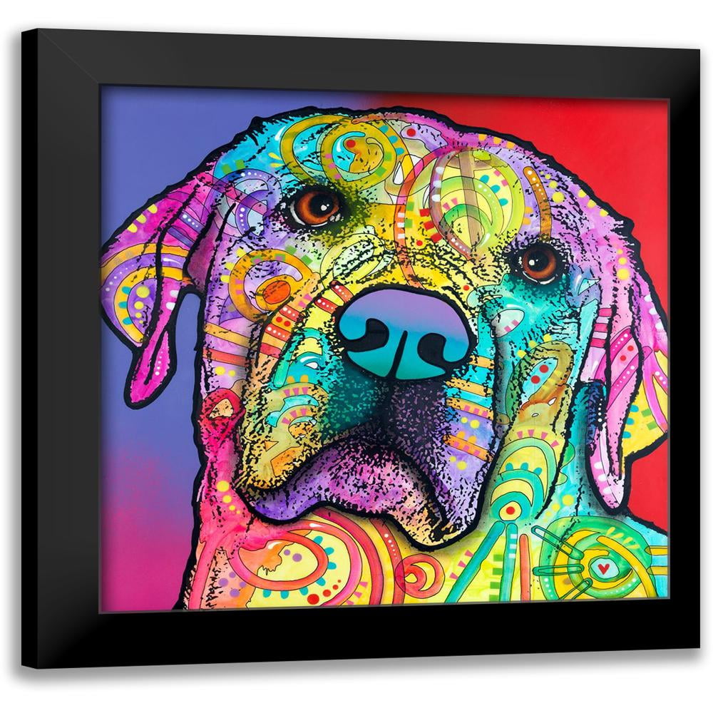 Dean Russo Collection 15x15 Black Modern Framed Museum Art Print Titled ...