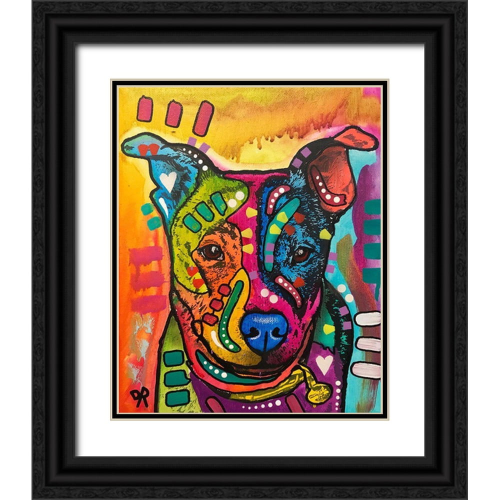 Dean Russo Collection 15x18 Black Ornate Wood Framed with Double ...