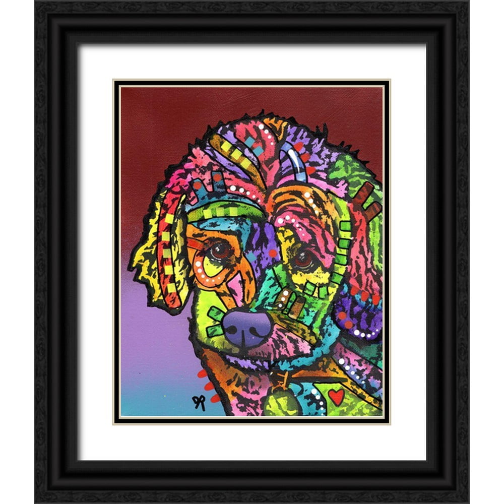 Dean Russo Collection 15x18 Black Ornate Wood Framed with Double ...