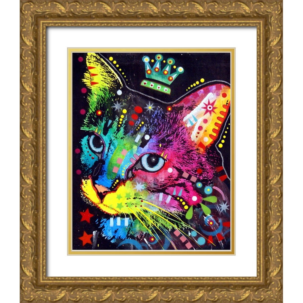 Dean Russo Collection 15x18 Gold Ornate Wood Framed with Double Matting ...