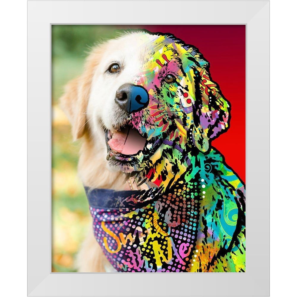 Dean Russo Collection 15x18 White Modern Wood Framed Museum Art Print ...