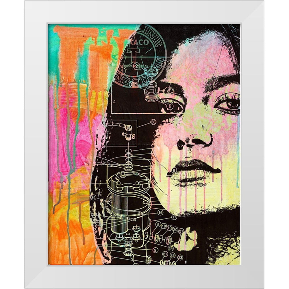 Dean Russo Collection 15x18 White Modern Wood Framed Museum Art Print ...