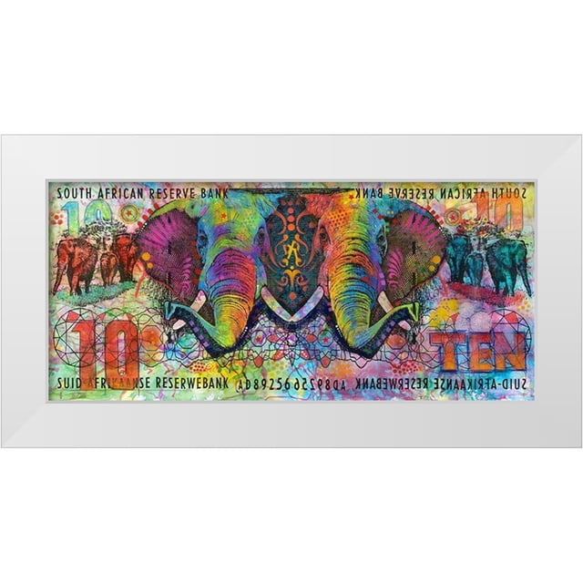 Dean Russo Collection 18x10 White Modern Wood Framed Museum Art Print ...