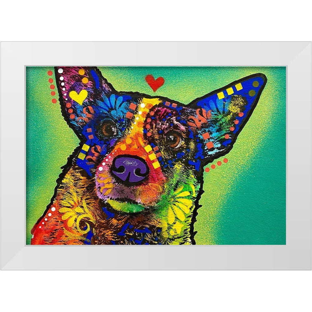 Dean Russo Collection 18x14 White Modern Wood Framed Museum Art Print ...