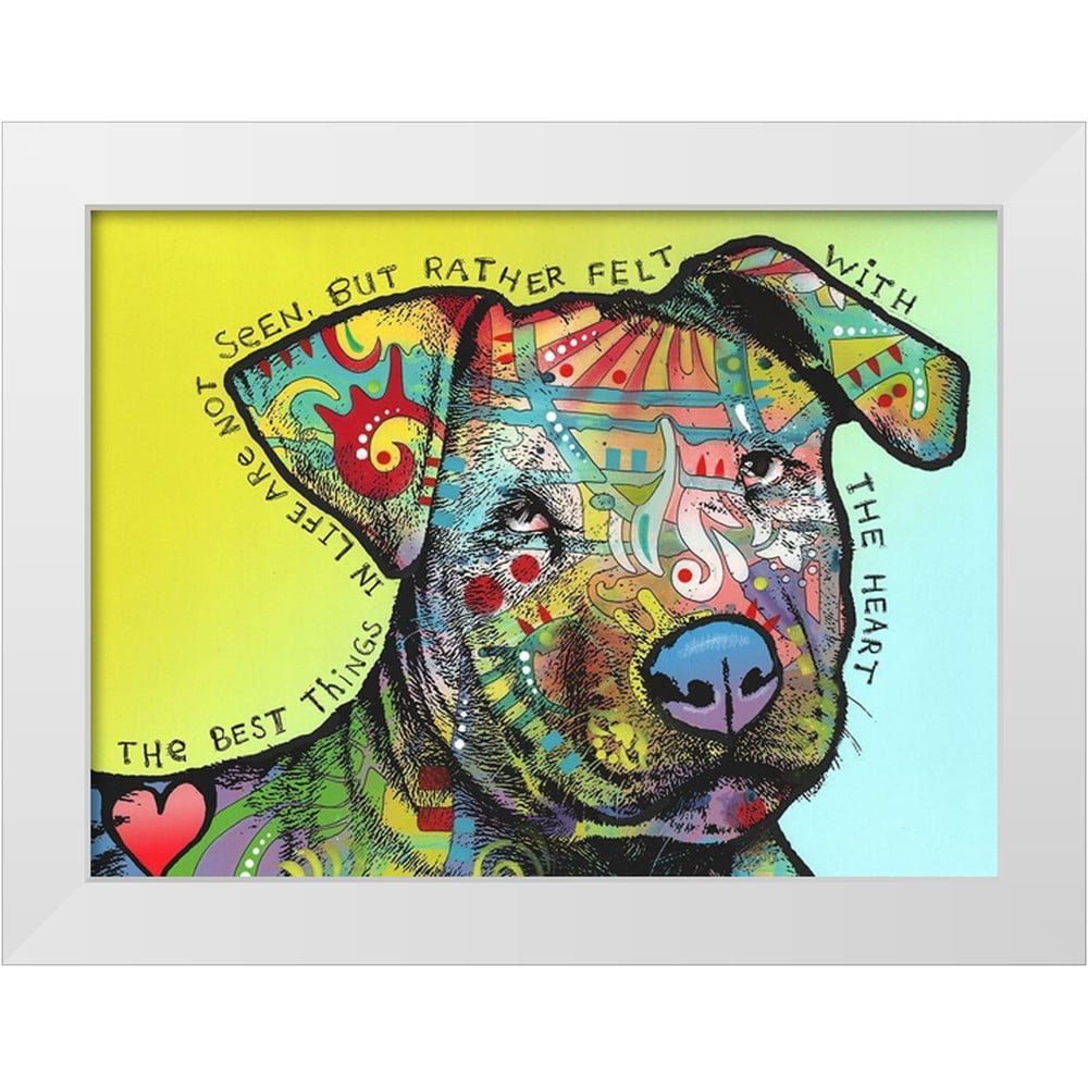 Dean Russo Collection 18x14 White Modern Wood Framed Museum Art Print ...