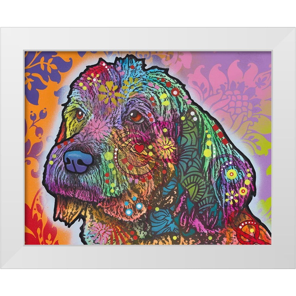 Dean Russo Collection 18x15 White Modern Wood Framed Museum Art Print ...