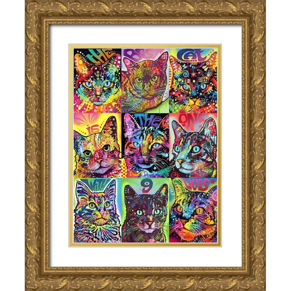 Dean Russo Collection 19x24 Gold Ornate Wood Framed with Double Matting ...