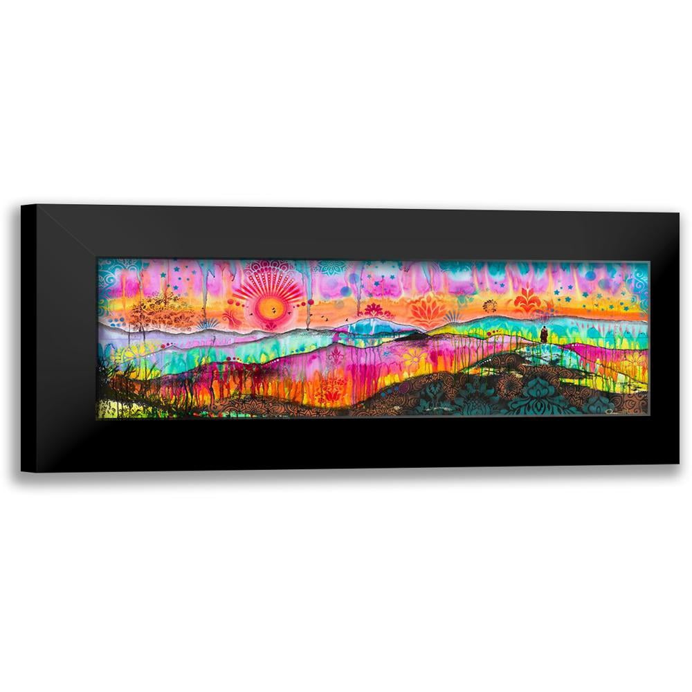 Dean Russo Collection 24x10 Black Modern Framed Museum Art Print Titled ...