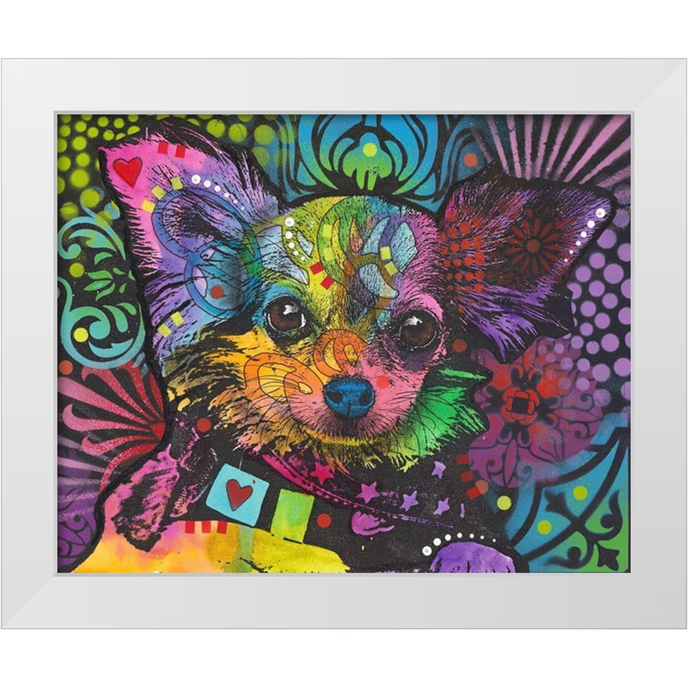Dean Russo Collection 24x20 White Modern Wood Framed Museum Art Print ...