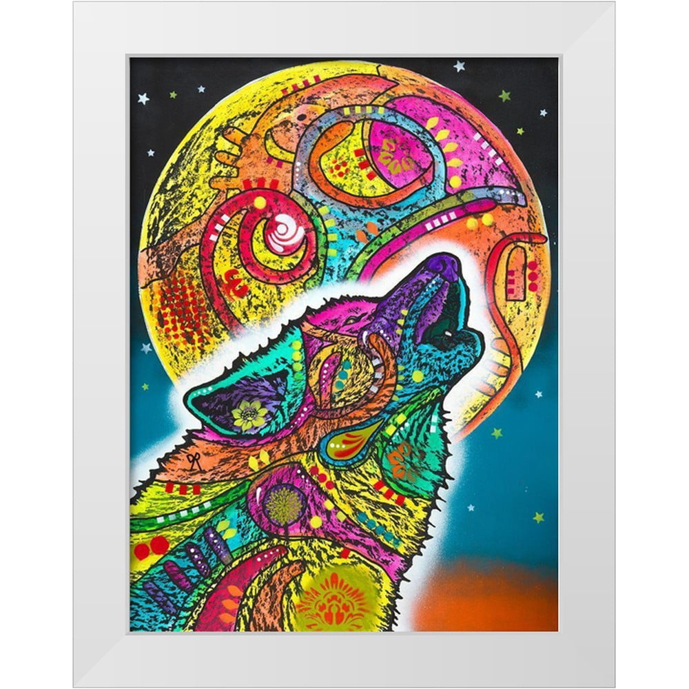 Dean Russo Collection 25x32 White Modern Wood Framed Museum Art Print ...