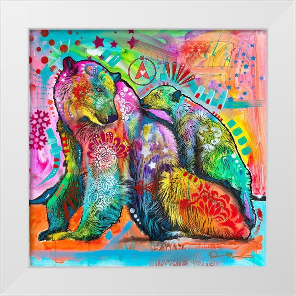 Dean Russo Collection 26x26 White Modern Wood Framed Museum Art Print ...