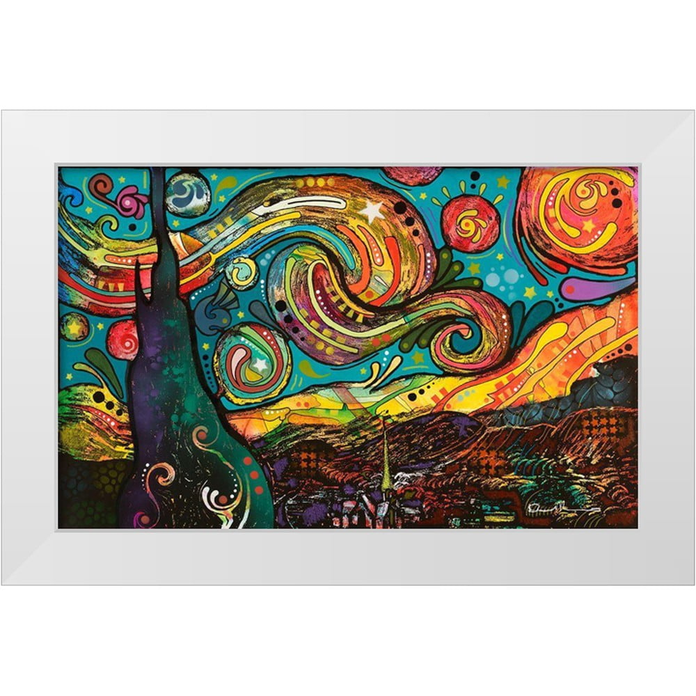 Dean Russo Collection 32x22 White Modern Wood Framed Museum Art Print ...