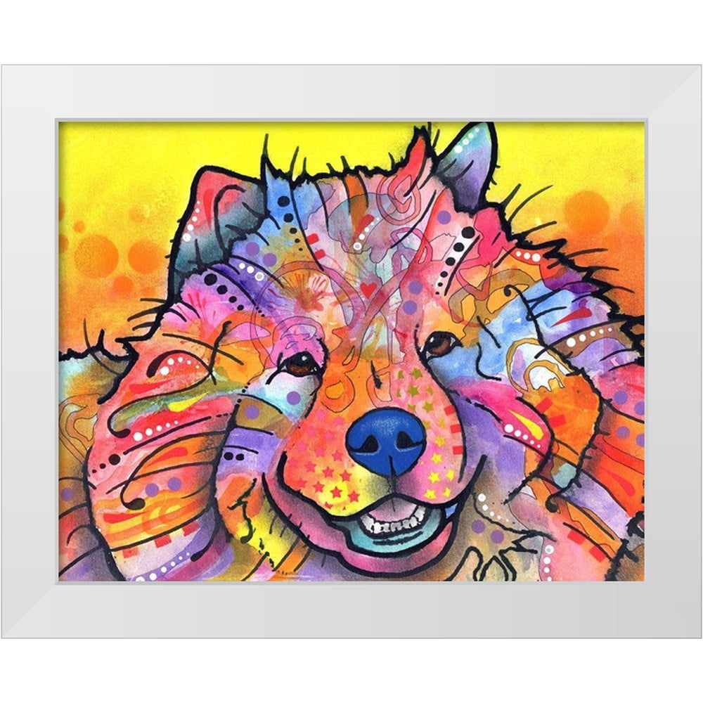Dean Russo Collection 32x26 White Modern Wood Framed Museum Art Print ...