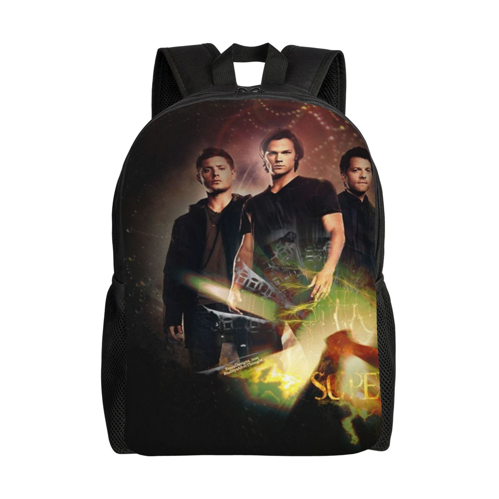 Dean Sam Supernatural Unisex Backpack Laptop Daypack Adjustable ...