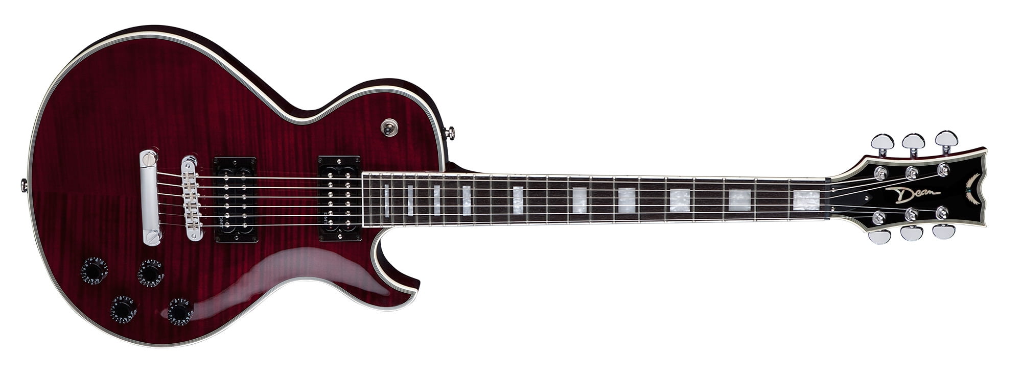 Dean Thoroughbred Deluxe Flame Top Electric Guitar - Scary Cherry ...