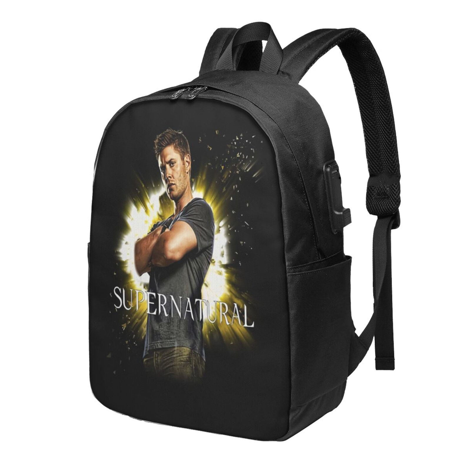 Dean Winchester Supernatural Backpack Fashion Travel Backpack Laptop ...