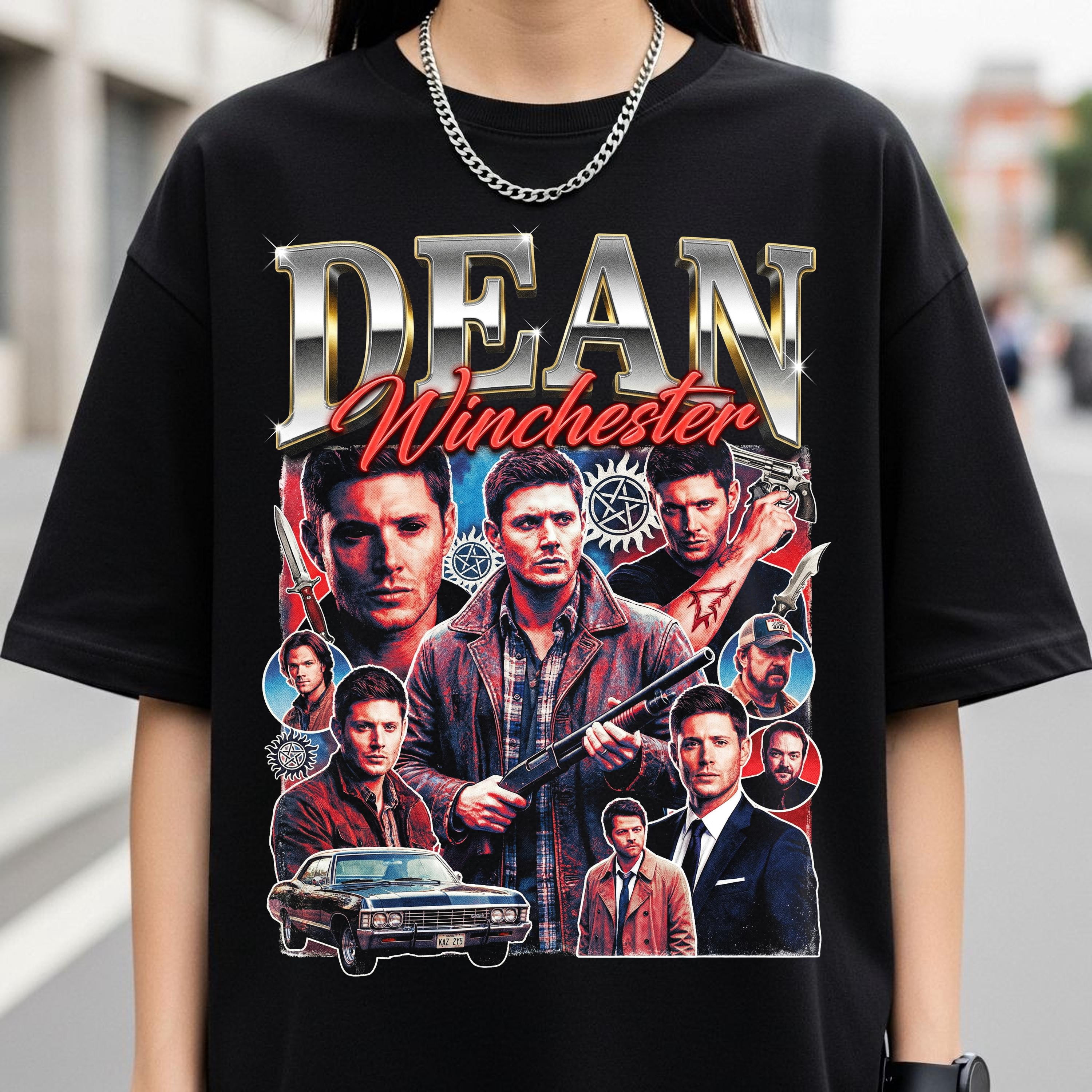 Dean Winchester T-shirt, Supernatural Graphic Tee, Jensen Ackles Fan ...