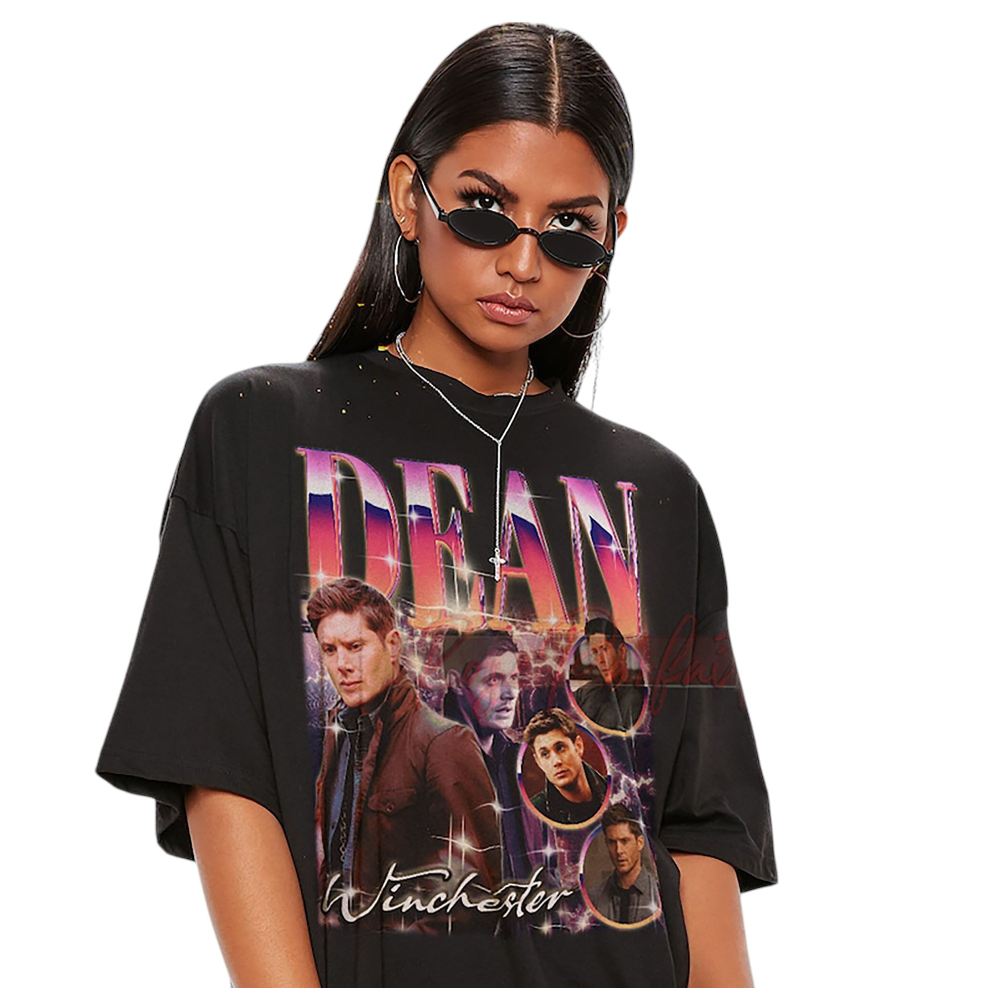 Dean Winchestr 90'S Retro Unisex Classic 2D T-Shirt - Vintage Fans Gift ...