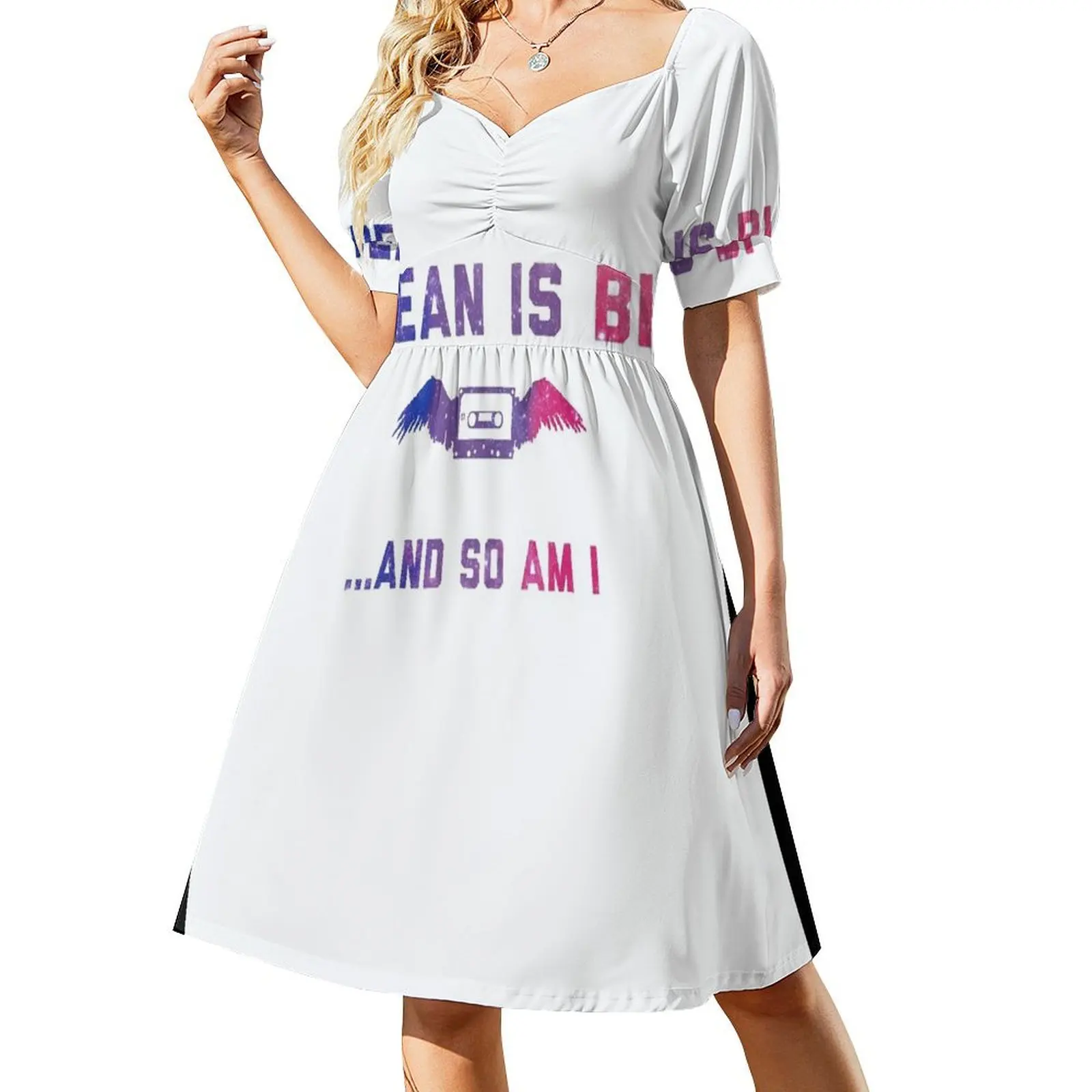 Dean is Bi and so am I- mixtape edition Sleeveless Dress Bridesmaid ...