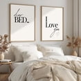 Dear Bed, I Love You Print, Minimalist Bedroom Wall Art, Poster Only ...