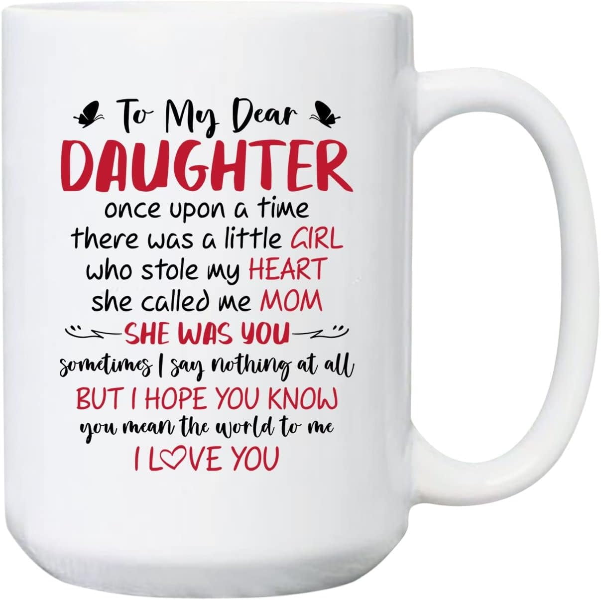 To My Dear Daughter Coffee Mug For Daughter - Daughter Ceramic Mug s ...