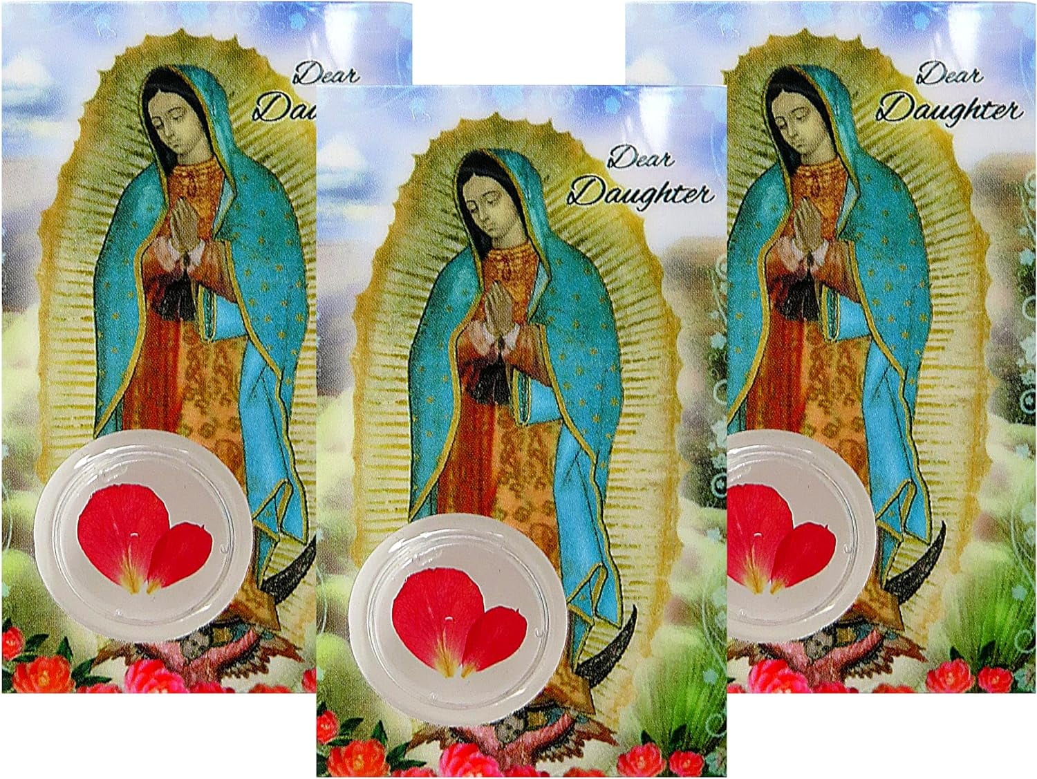 Dear Daughter Prayer Cards from Mom or Dad, Our Lady of Guadalupe Pray ...