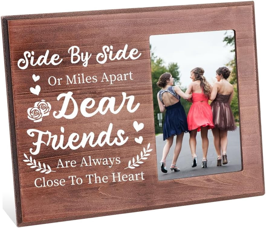 Dear Friends Wooden Picture Frame 8x10 Friendship Wooden Memorial Photo ...
