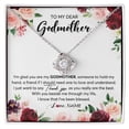 Dear Godmother Love Necklace, Gold Love Knot Necklace - Walmart.com
