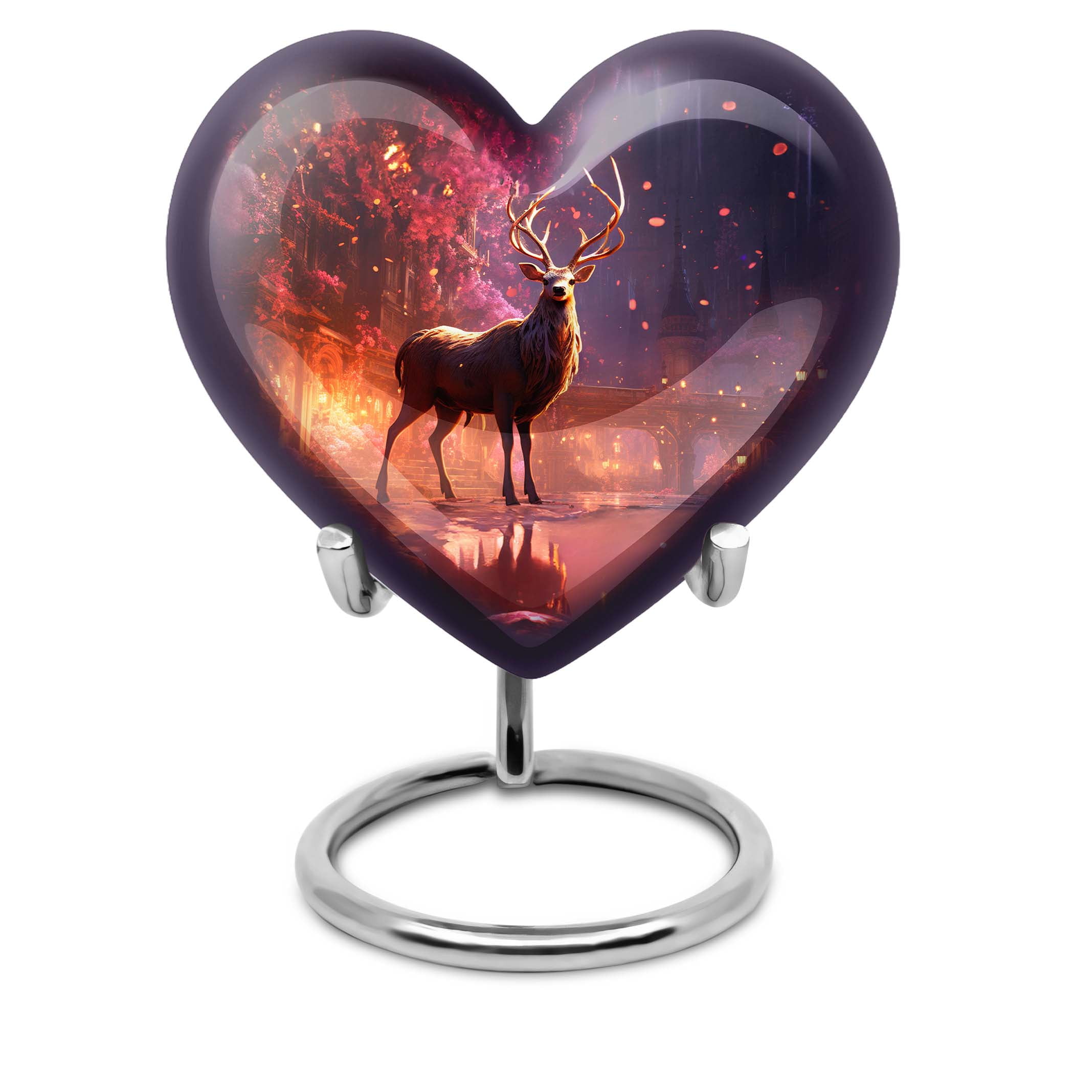 Dear In Magical World River Mini Urn, Heart Shaped Urns For Women ...