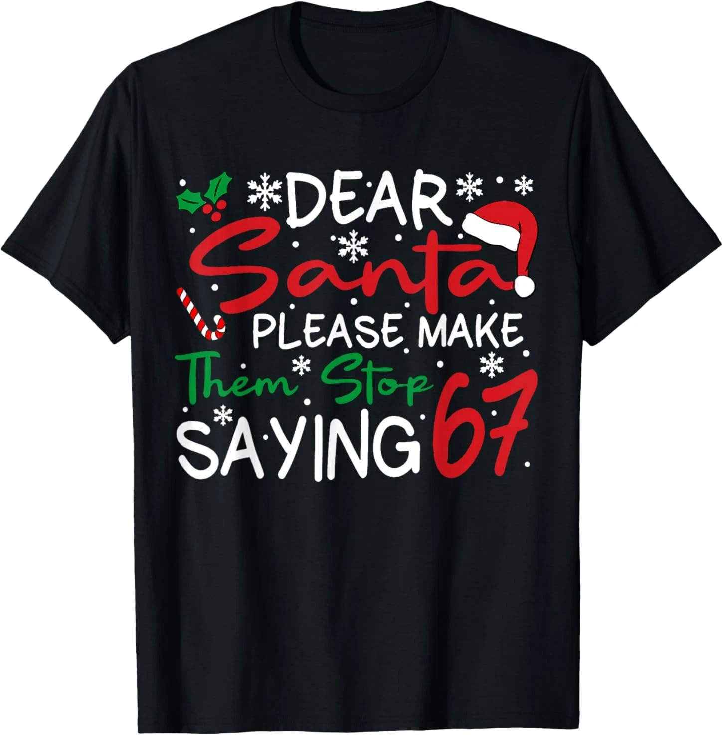 Dear Jolly Red Hat Man Six Seven Meme Unisex T-Shirt up to size 5XL ...