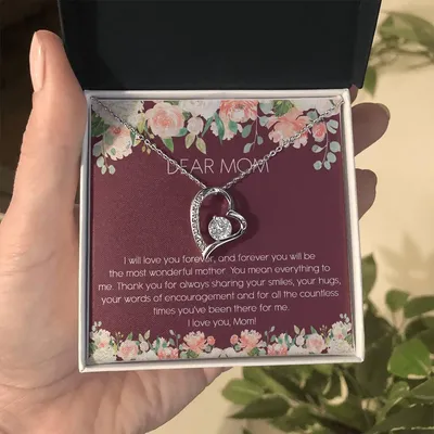 Dear Mom Flower Message Card, A Loving Keepsake From Mom, Perfect For ...