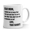 Dear Mom Love You Mothers Day Coffee Tea Ceramic Mug Office Work Cup