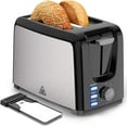 Dear Morning 2 Slice Bagel Toaster with Wide Slots, 7 Shade Settings ...
