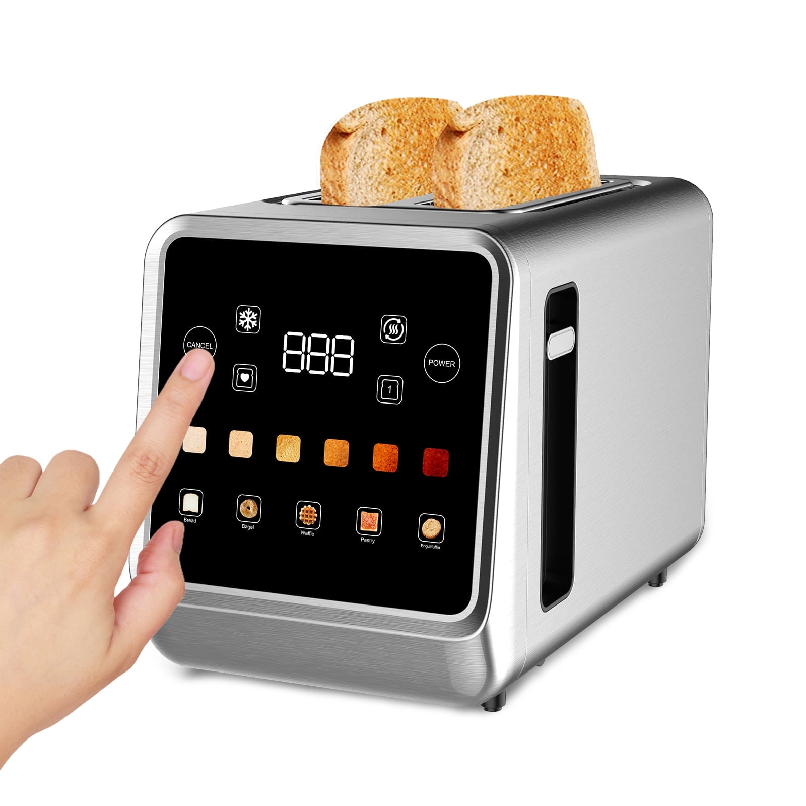 Dear Morning Touch Screen Toaster 2 Slice, Smart Digital Toaster with ...