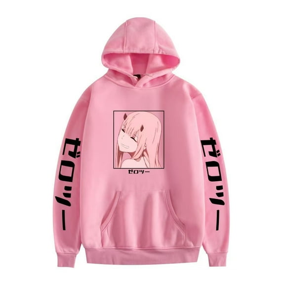 Dear No Franxx Zero Two Anime Graphic Print Hoodie Unique street style ...