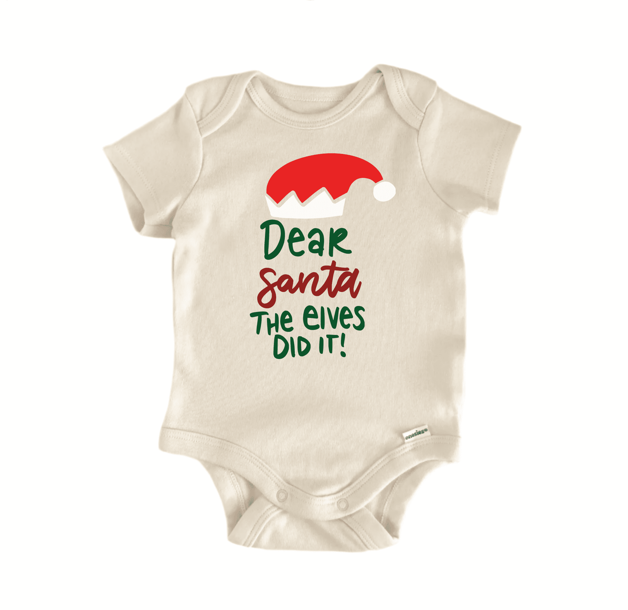 Dear Santa Elves Did It Newborn Baby Bodysuit - Walmart.com