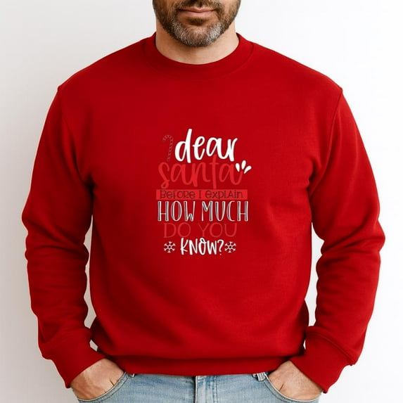 Dear St. Nick Before I Explain Funny Christmas Naughty List Graphic ...