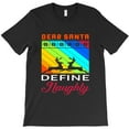 Dear St. Nick Define Naughty Funny Christmas Holiday Graphic - New ...