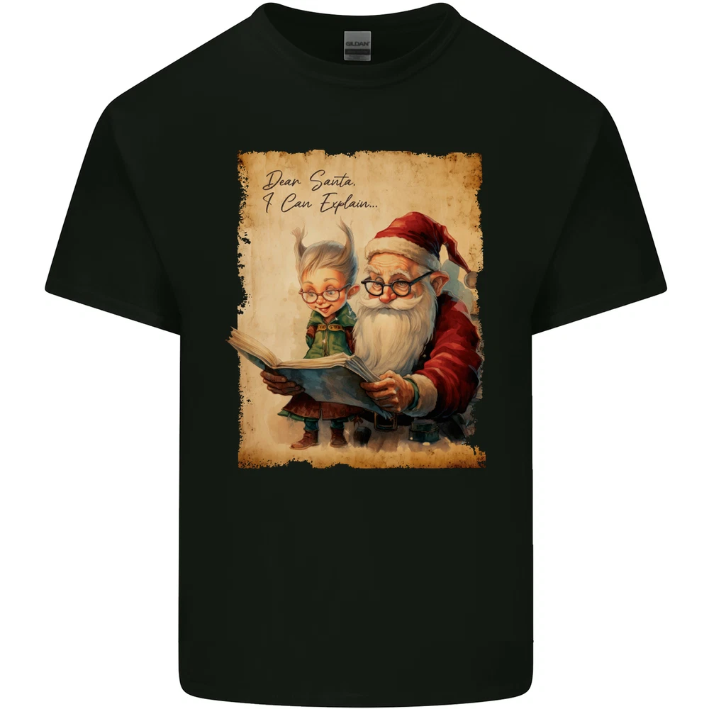 Dear St Nick I Can Explain Naughty List Christmas Gift Unisex T-Shirt ...