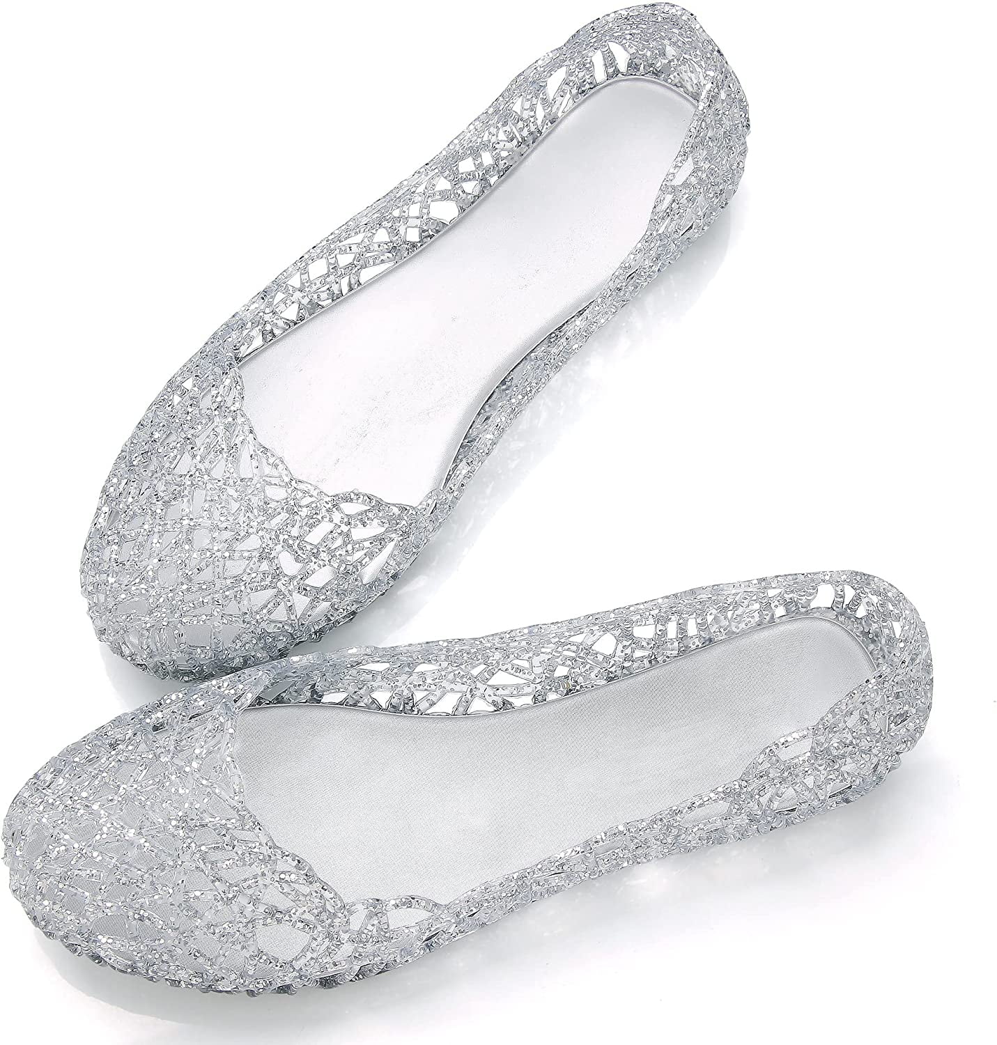 Dear Time Women Flat Heel Summer Beach Jelly Shoes - Walmart.com