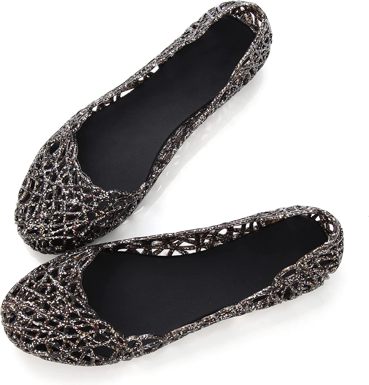 Dear Time Women Flat Heel Summer Beach Jelly Shoes - Walmart.com