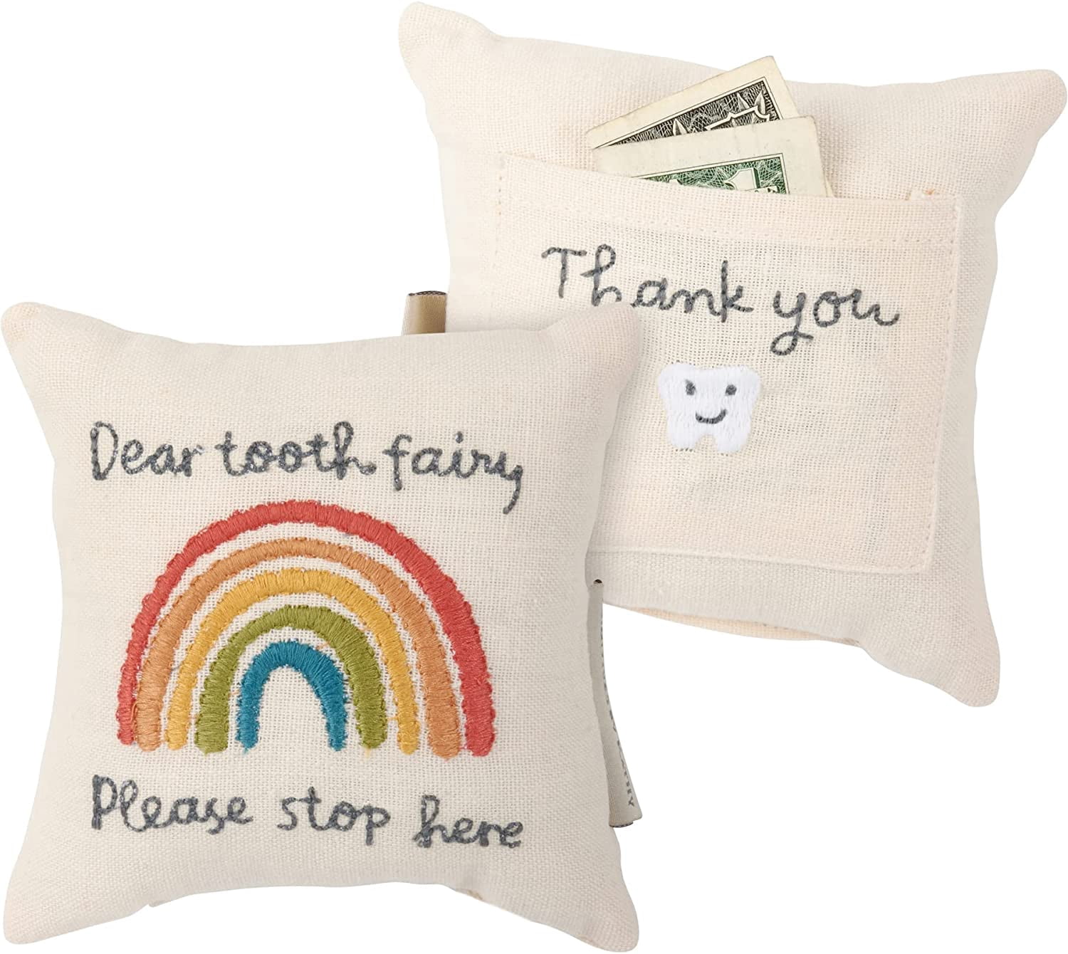 Primitives By Kathy Novelty Decorative Pillow - Dear Tooth Fairy Please ...