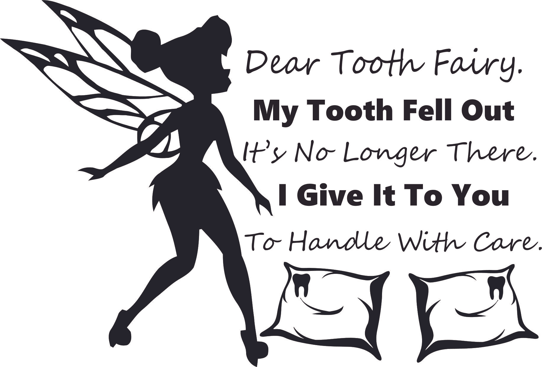 Dear Tooth Fairy My Tooth Fell Out Fantasy Folklore Children ...