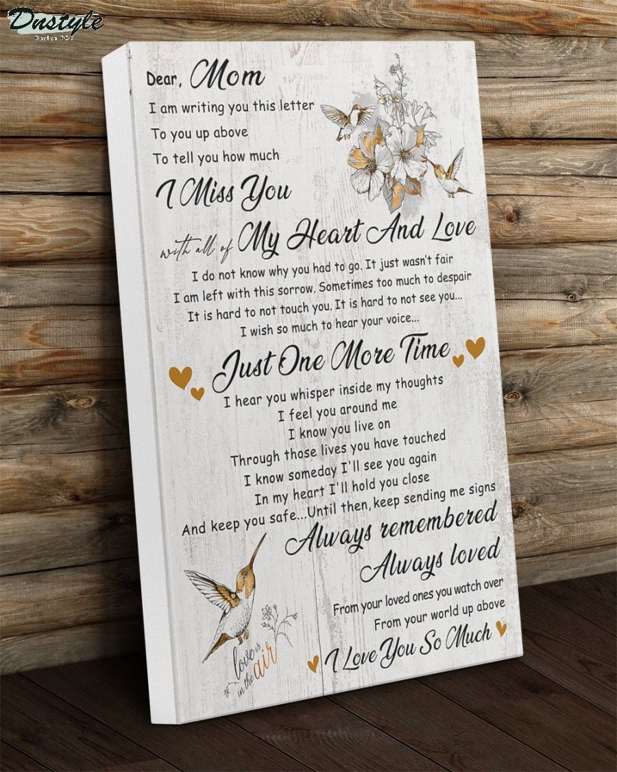 Dear mom I am writing you this letter to you up above canvas - Dnstyles ...