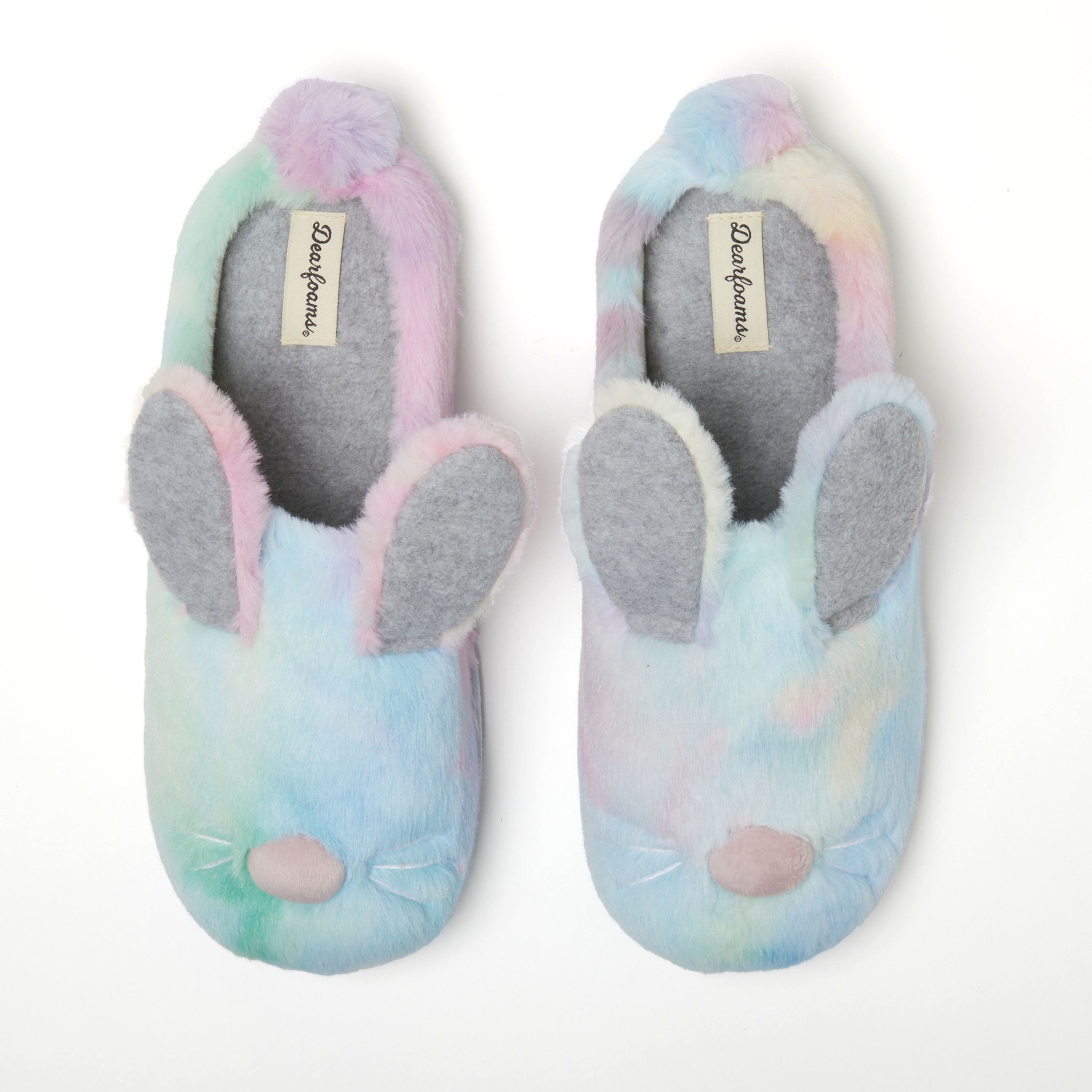Dearfoams Unisex Adult Easter Bunny Fuzzy Clog House Slipper - Walmart.com