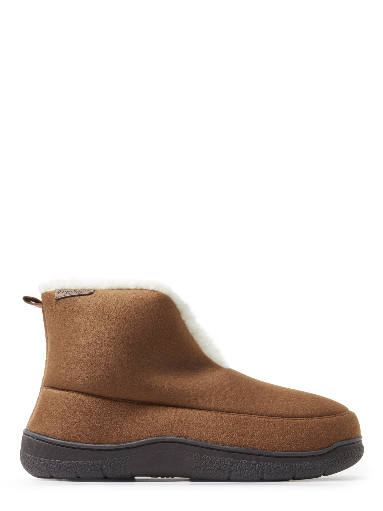 Dearfoams Cozy Comfort Men's Felted Booties Slippers - Walmart.com
